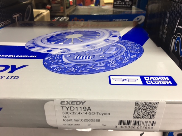 TYD119A LANDCRUISER CLUTCH PLATE - Car Torque - Car Torque